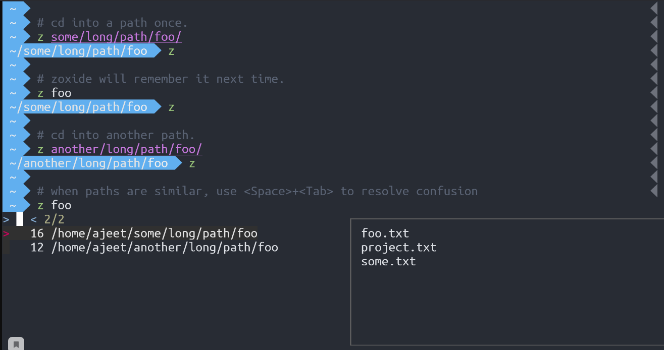 لماذا تستخدم cd و هناك z - البرامج والتطبيقات - مجتمع أسس